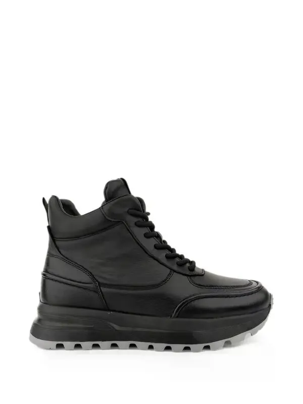 LINDA BAUMANN Lace-up Side-zip Sneakers