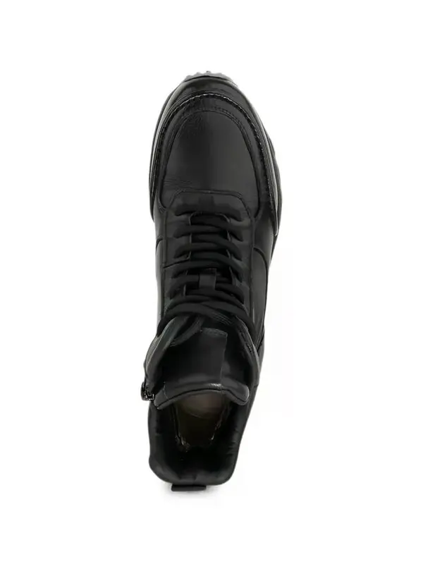 LINDA BAUMANN Lace-up Side-zip Sneakers