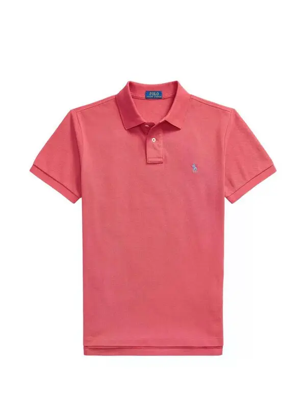 Polo Ralph Lauren Mesh Slim Fit Polo Shirt - Red