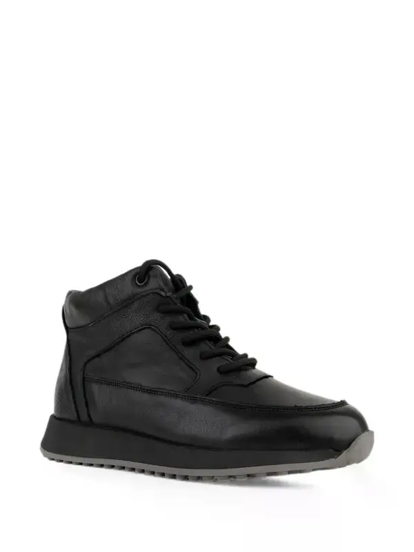 LINDA BAUMANN Lace-up Side-zip Sneakers