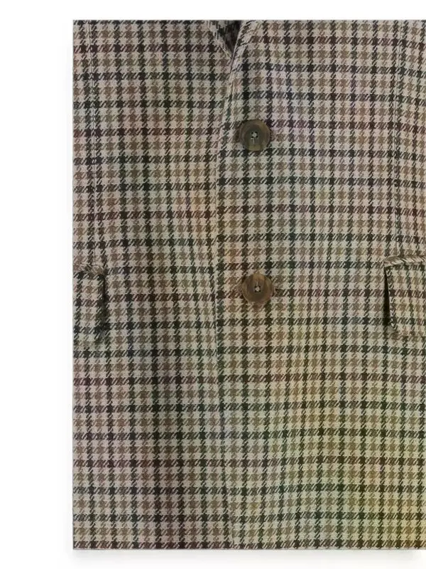 Tagliatore Check Wool Blazer