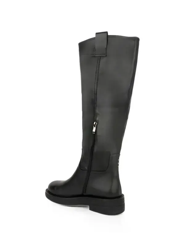 LINDA BAUMANN Leather Knee-high Boots