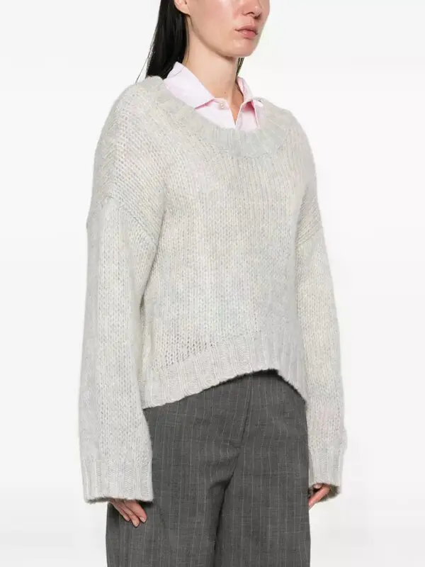 EMERSON RENALDI Chunky Knit Crew Neck Sweater