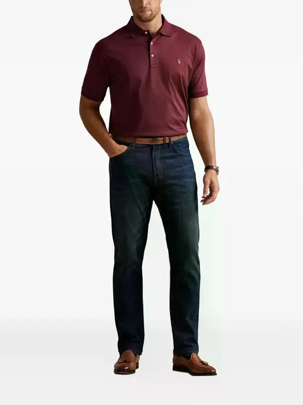 Polo Ralph Lauren Embroidered Polo Shirt - Red