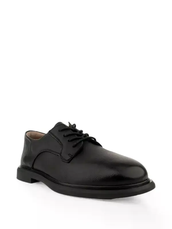 LINDA BAUMANN Grainy-leather Lace-up Shoes