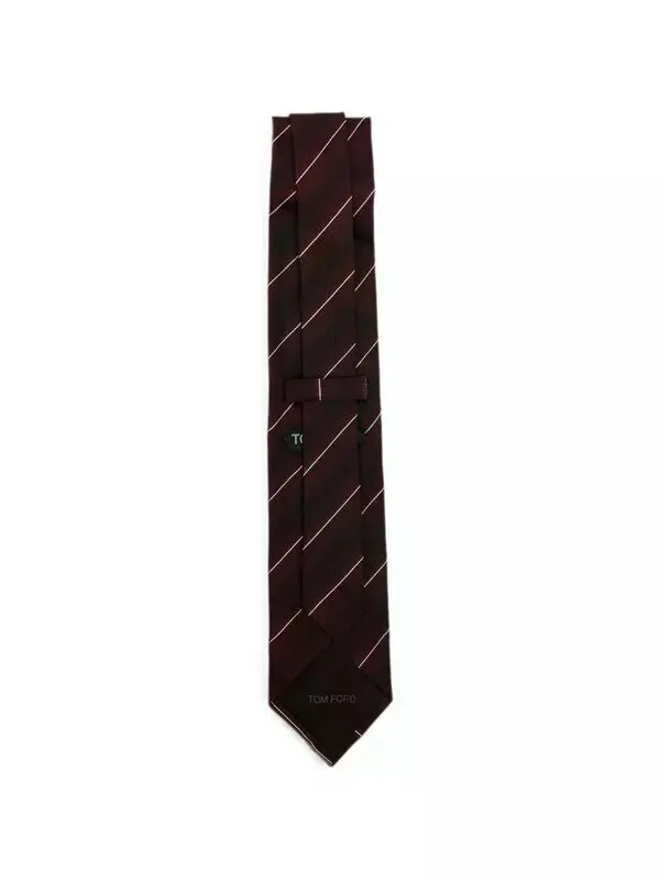 TOM FORD Diagonal-stripe Silk Tie