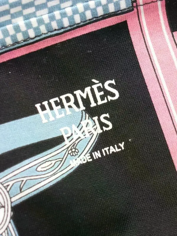 Hermès Cotton Equestrian Print T-shirt