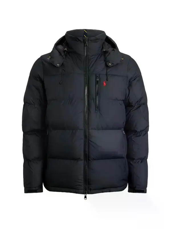 Polo Ralph Lauren Drawstring Detachable-hood Jacket - Black
