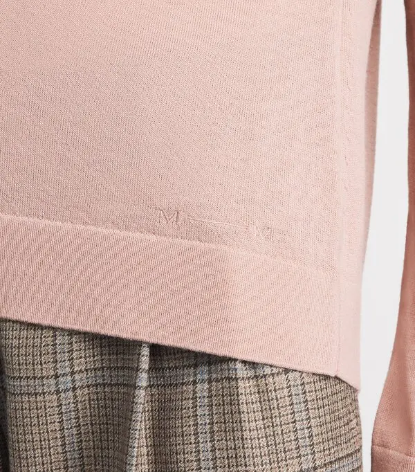 Max Mara Virgin Wool Crew-neck Sweater