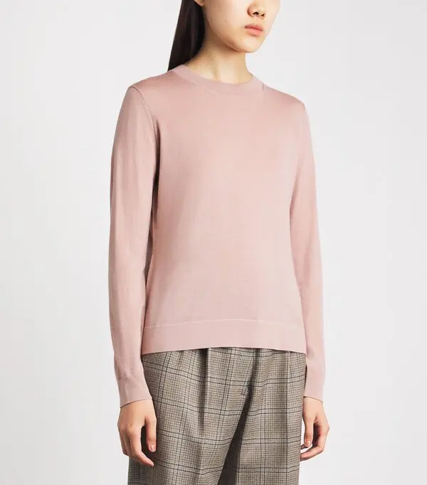Max Mara Virgin Wool Crew Neck Jumper