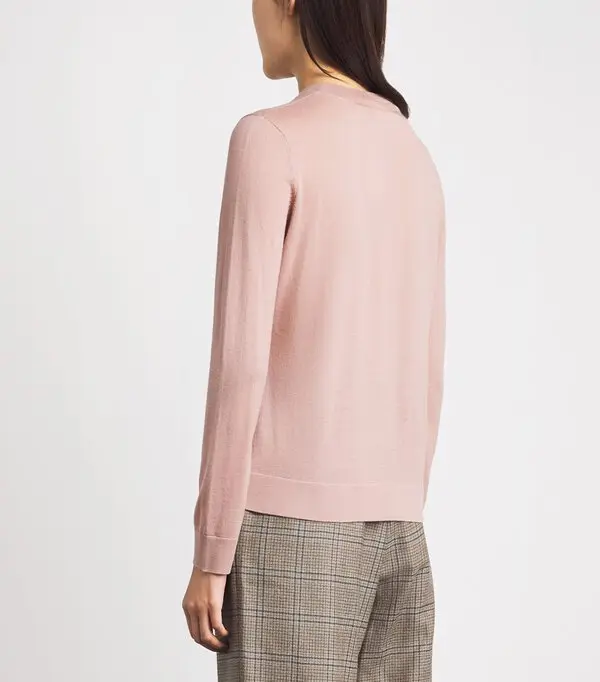 Max Mara Virgin Wool Crew Neck Jumper