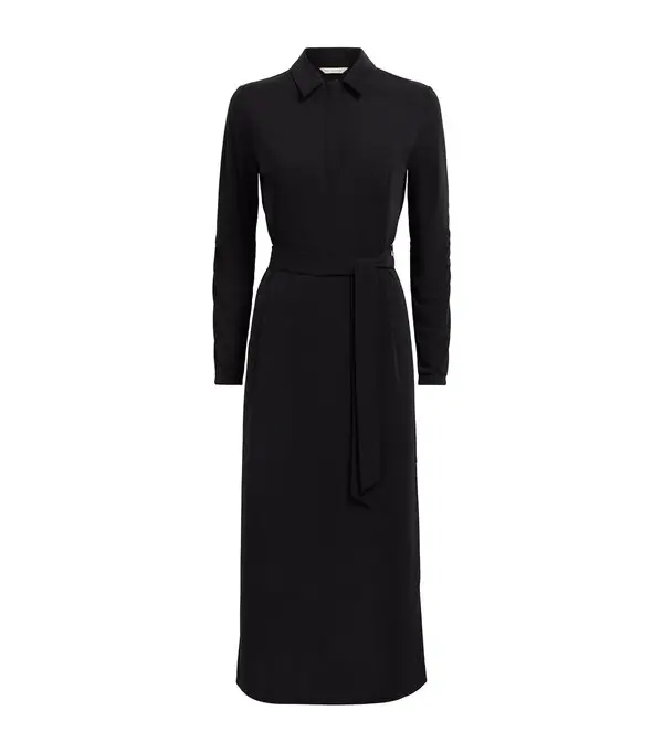 Max Mara Chiffon Shirt Midi Dress