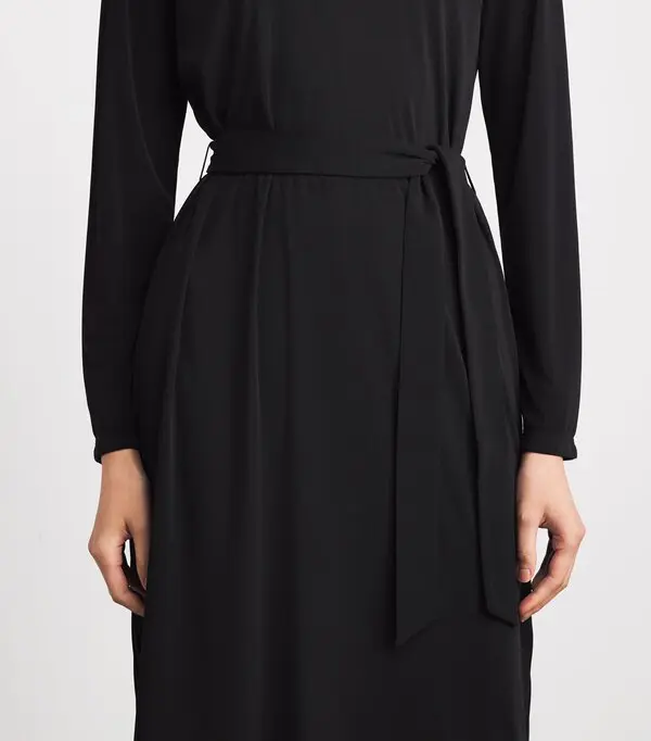 Max Mara Chiffon Shirt Midi Dress