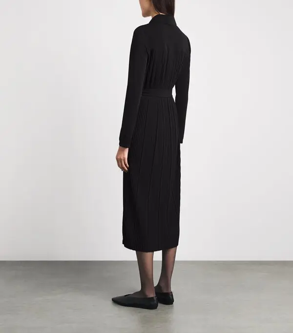 Max Mara Chiffon Shirt Midi Dress