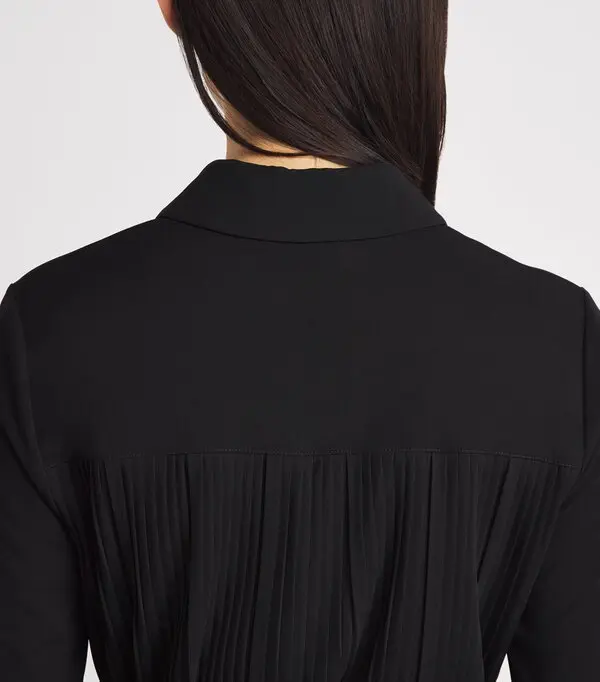Max Mara Chiffon Shirt Midi Dress
