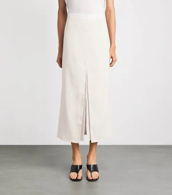 Khaite Double-layered Midi Skirt