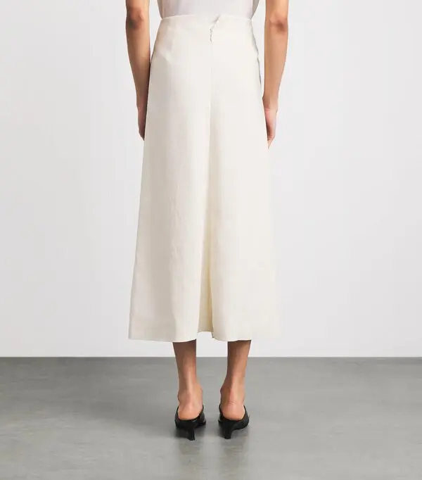 Khaite Double-layered Midi Skirt