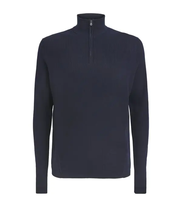 Sease Virgin Wool Quarter-zip Sweater
