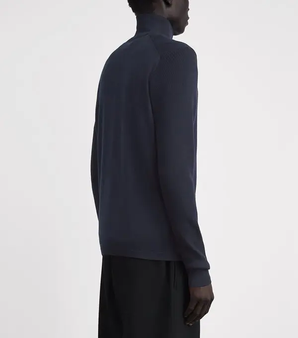 Sease Virgin Wool Quarter-zip Sweater