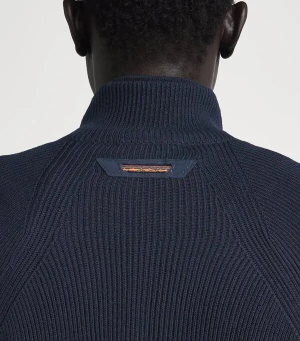 Sease Virgin Wool-shell Bomber Jacket