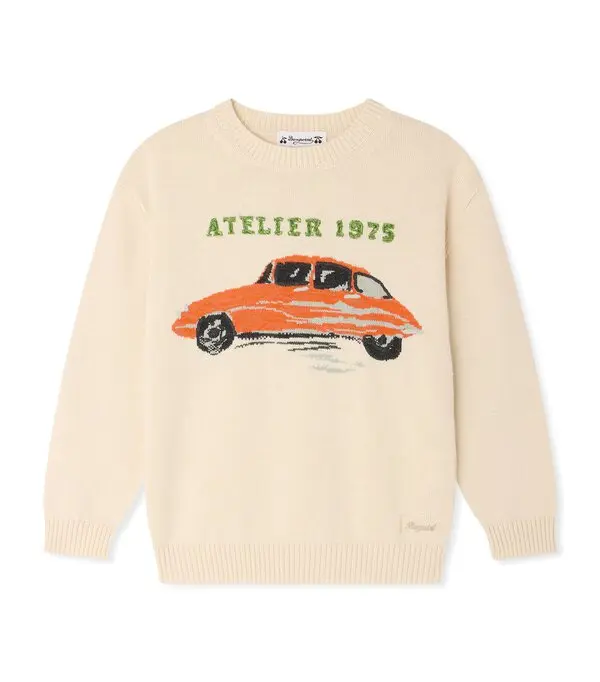 Bonpoint Wool-cotton Car Sweater