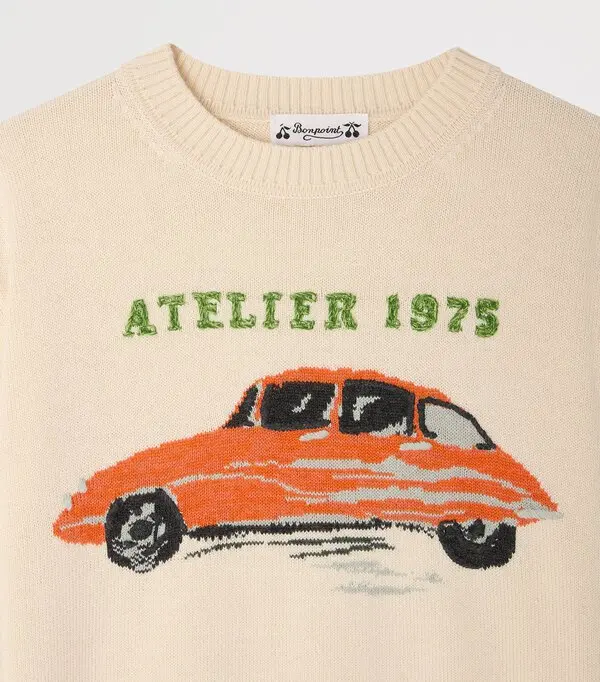 Bonpoint Wool-cotton Car Sweater