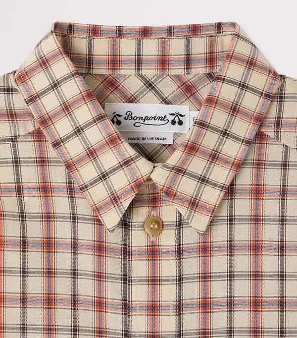 Bonpoint Cotton Check Shirt