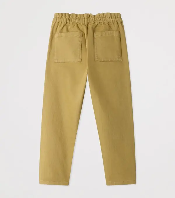 Bonpoint Cotton Straight Leg Trousers