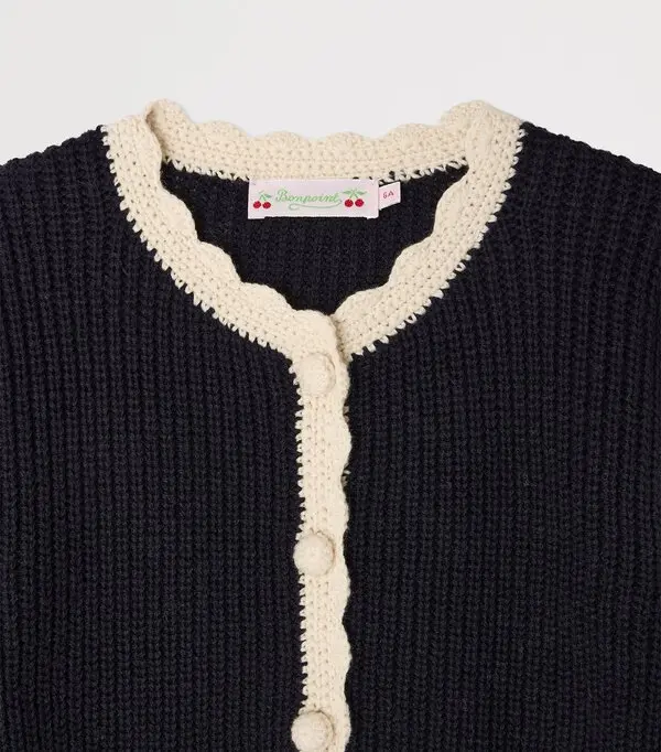 Bonpoint Wool-cotton Maryls Cardigan