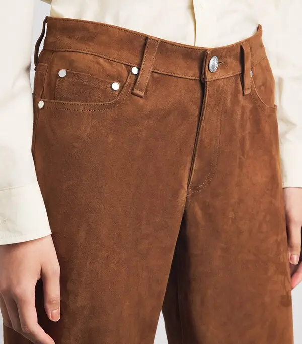 Rag & Bone Suede Saige Trousers