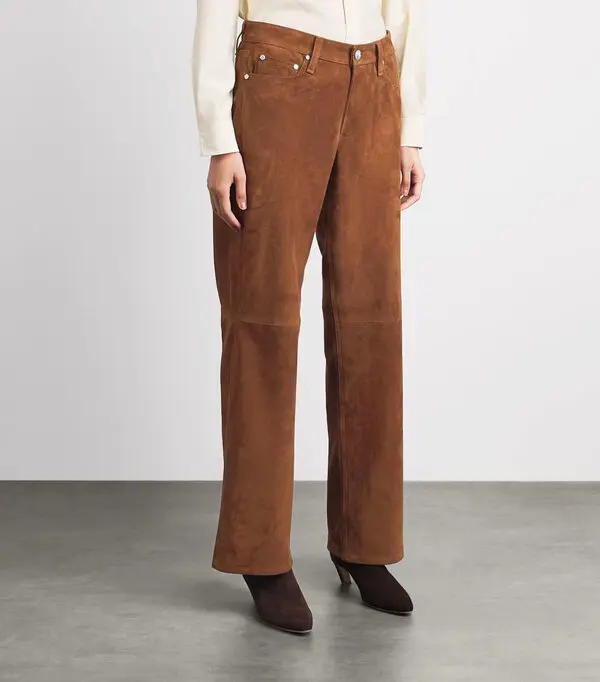 Rag & Bone Suede Saige Trousers