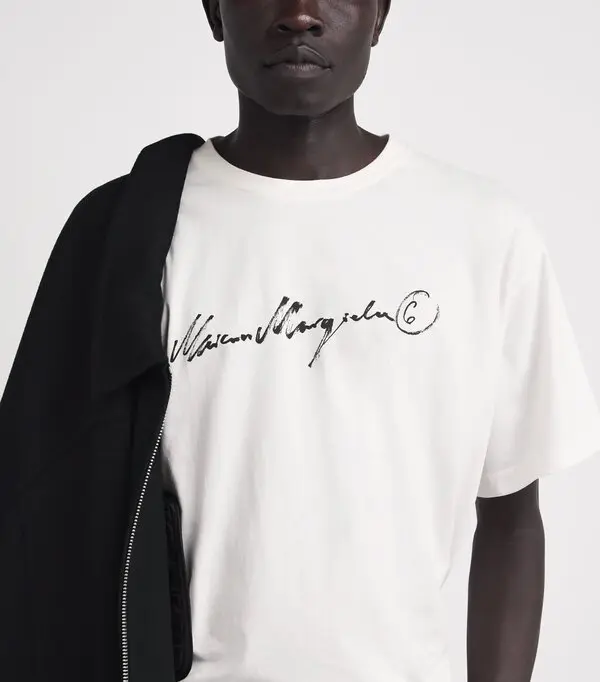 MAISON MARGIELA Cotton Logo T-shirt
