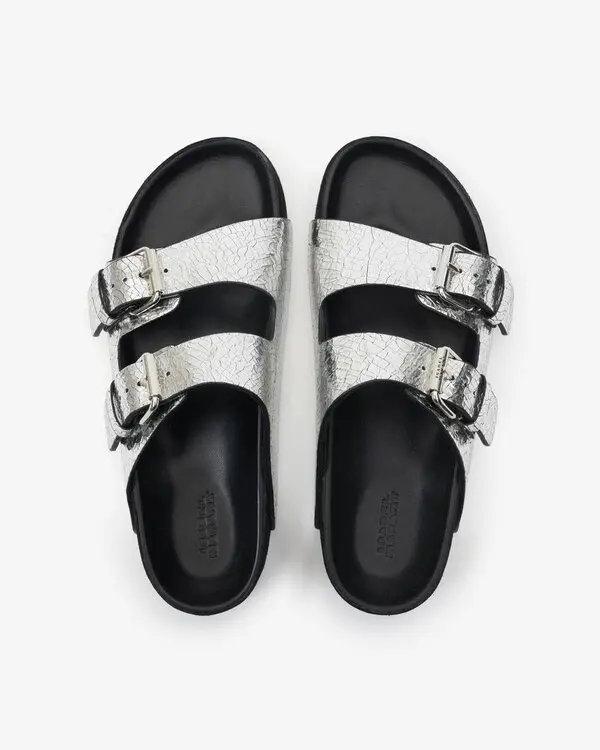 Isabel Marant Étoile Lennyo Sandals - Silver