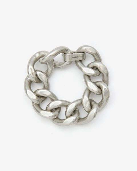 Isabel Marant Étoile Oversized Chain Link Bracelet - Silver
