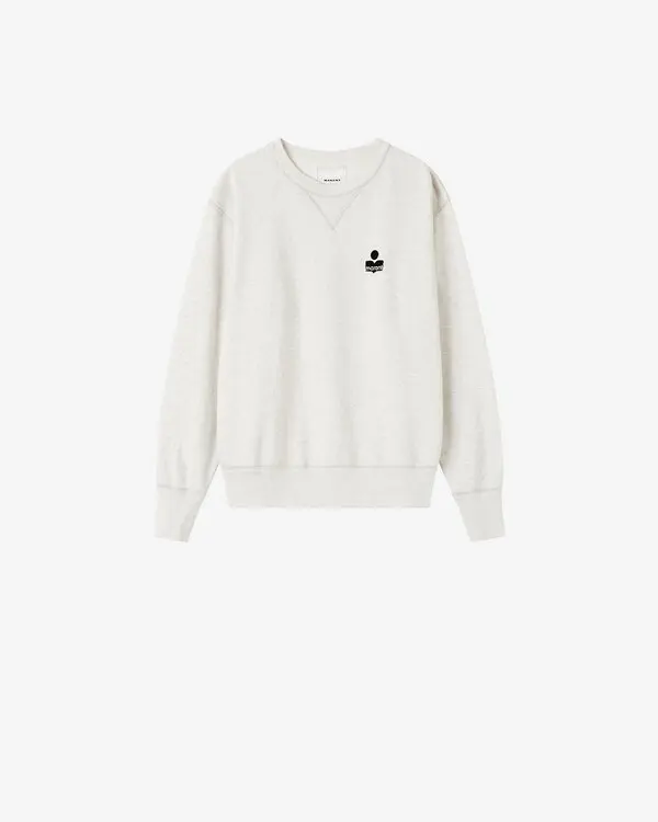 Isabel Marant Étoile Mike Cotton Crewneck Sweatshirt - Ecru