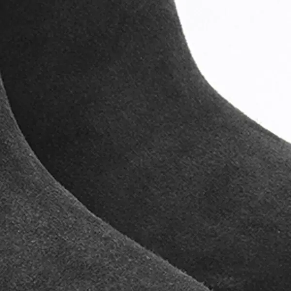 Isabel Marant Étoile Leyane Suede Heeled Boots - Black