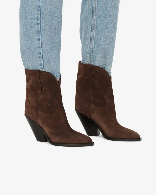 Isabel Marant Étoile Leyane Boots - Chocolate