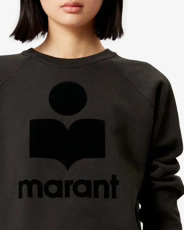 ETOILE Milly Cotton-blend Sweatshirt - Black