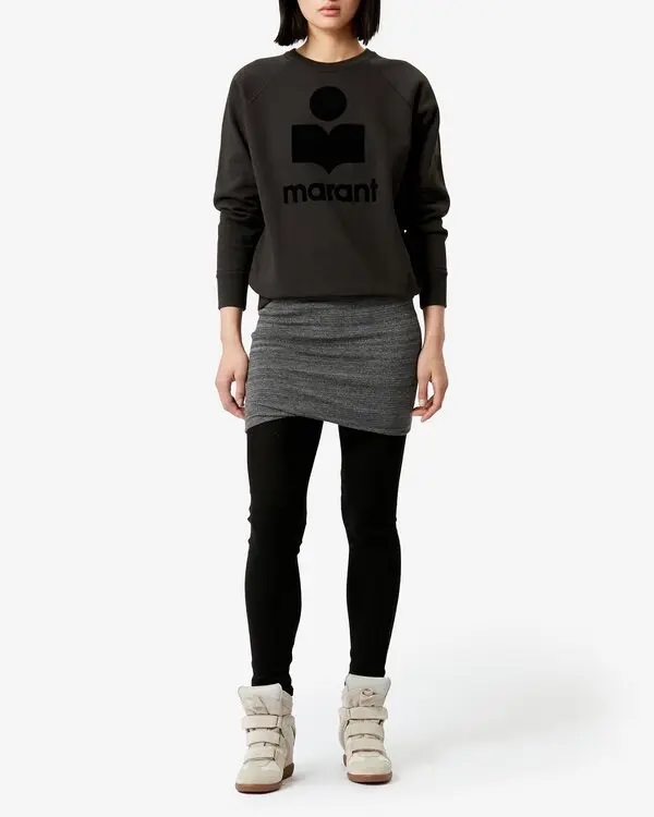 ETOILE Milly Cotton-blend Sweatshirt - Black
