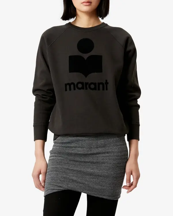 ETOILE Milly Cotton-blend Sweatshirt - Black