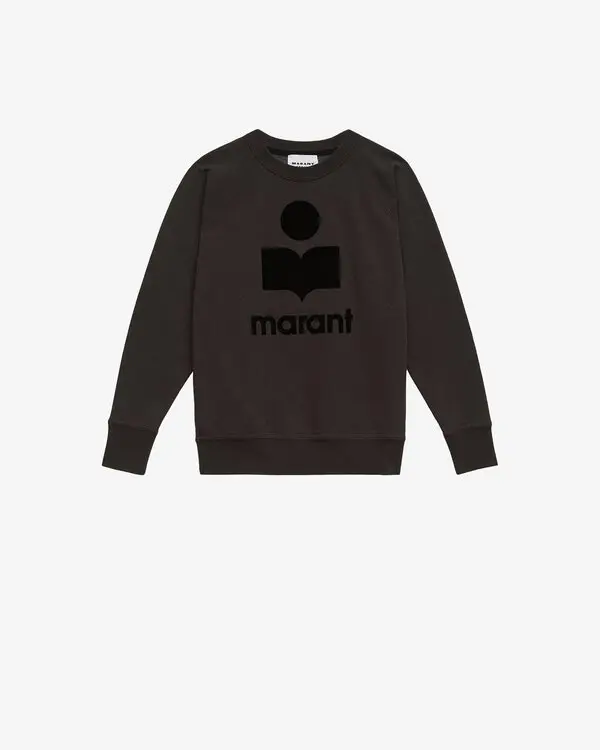 ETOILE Cotton Sweatshirt With Logo - Black