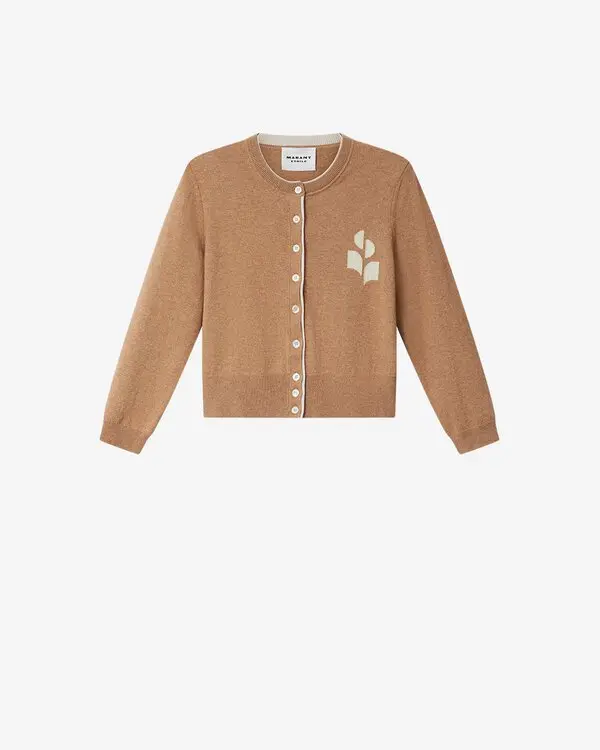ETOILE Lona Cardigan - Camel-light Grey