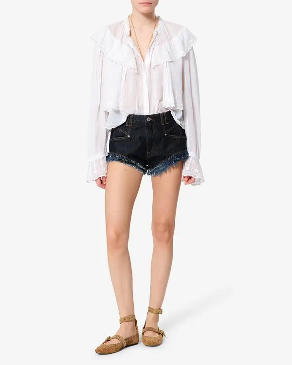 Isabel Marant Étoile Eneidala Shorts - Dark Midnight