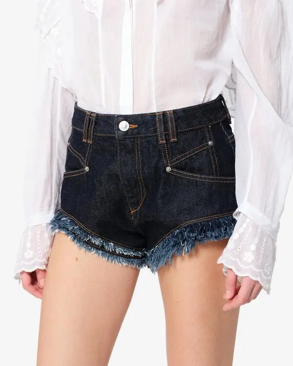 Isabel Marant Étoile Eneidala Shorts - Dark Midnight