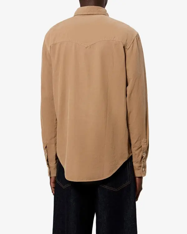 Isabel Marant Étoile Vasco Shirt - Camel