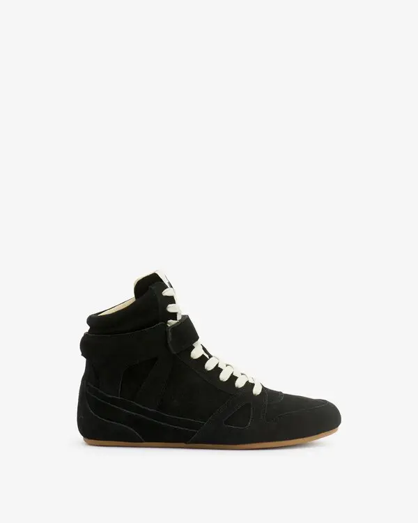 Isabel Marant Étoile Senny High-top Suede Sneakers - Black