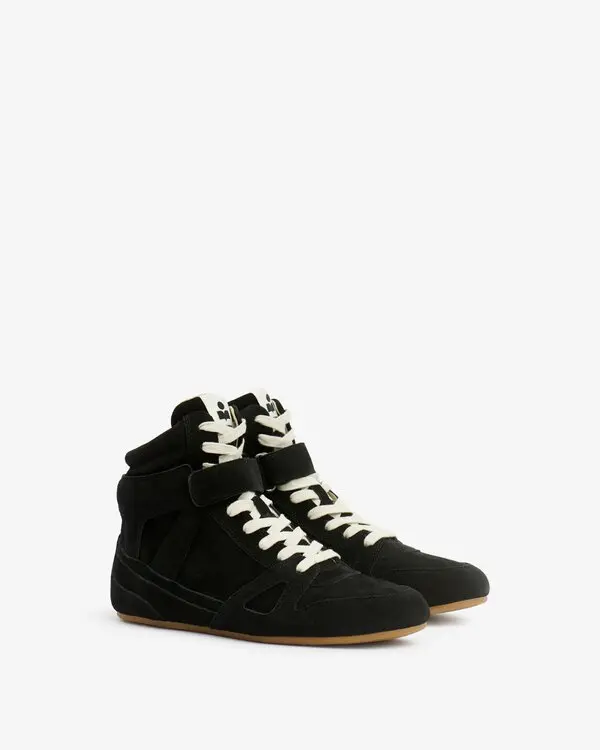 Isabel Marant Étoile Senny High-top Suede Sneakers - Black