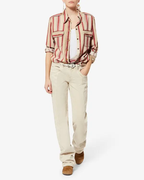 ETOILE Gelva Shirt - Beige-red