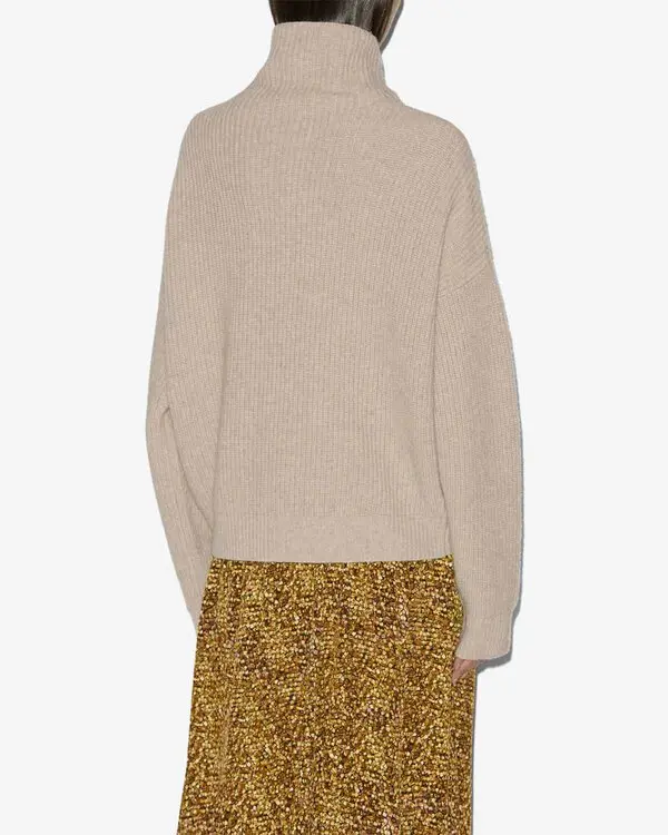 Isabel Marant Étoile Brooke Ribbed Cashmere And Merino Wool Sweater - Beige