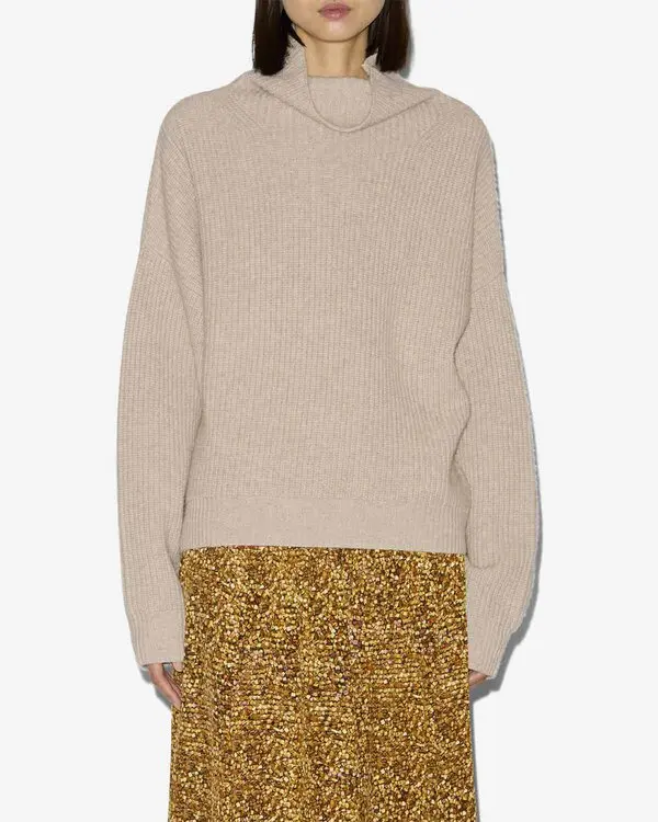 Isabel Marant Étoile Brooke Ribbed Cashmere And Merino Wool Sweater - Beige